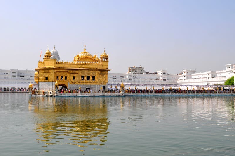 Sikh religious place stock image. Image of colors, water - 11108573