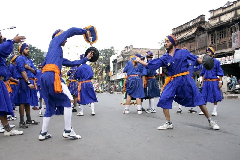 Sikhs in Nagar Keertan Celebrations Editorial Stock Photo - Image of ...