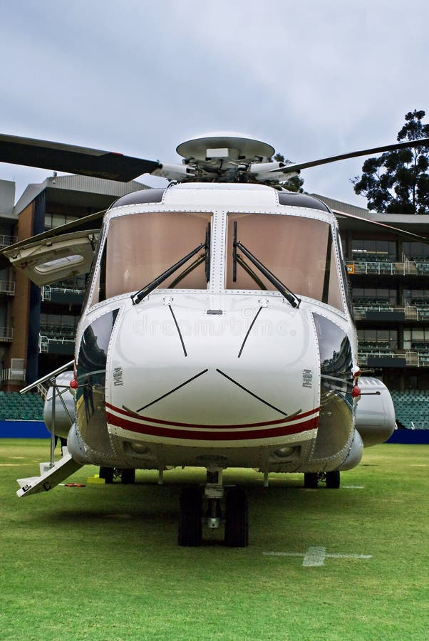 Sikorsky S-92 Helicopter - Front Stock Photo - Image of civil, helo ...