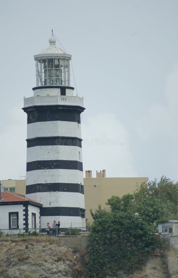 Sile Lighthouse stock image. Image of spire, wind, building - 285576533
