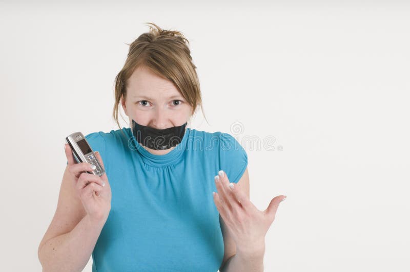 Silence stock image. Image of lady, quiet, feminine, helpless - 13342479