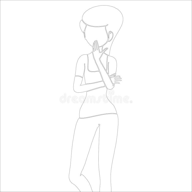 Silent Coloring Page Stock Illustrations – 23 Silent Coloring Page ...
