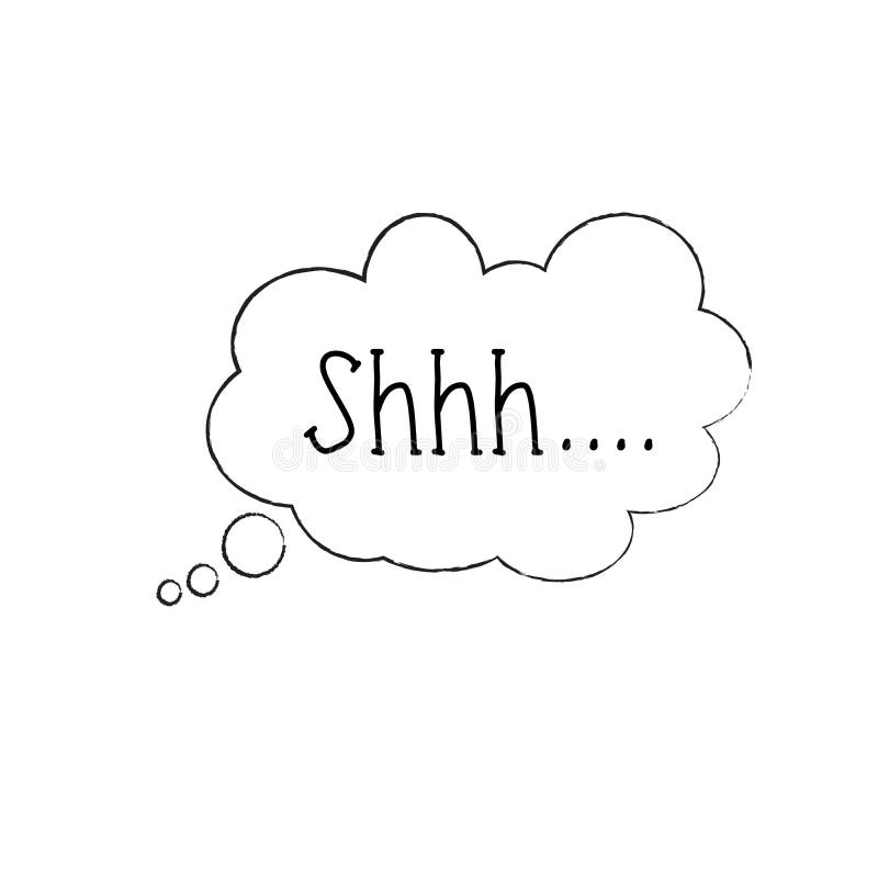 Shhh Bubble Stock Vector Illustration Of Beautiful Lips 64333615
