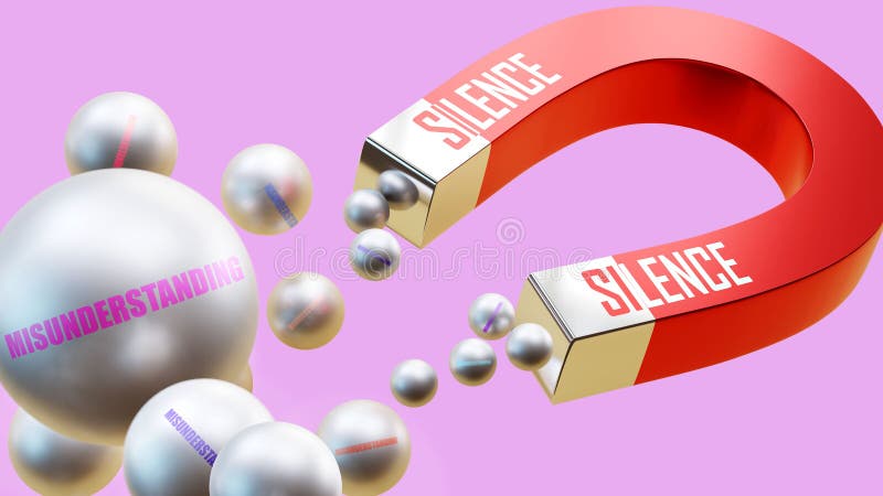 Silence Which Attracts Misunderstanding. a Magnet Metaphor in Which ...