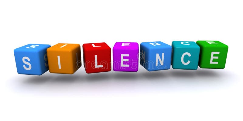 Illustration Silence Word Stock Illustrations – 350 Illustration ...