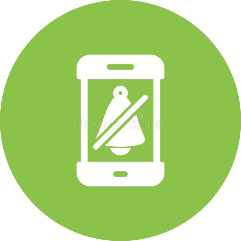 Silent Alarm stock vector. Illustration of design, disable - 86562546