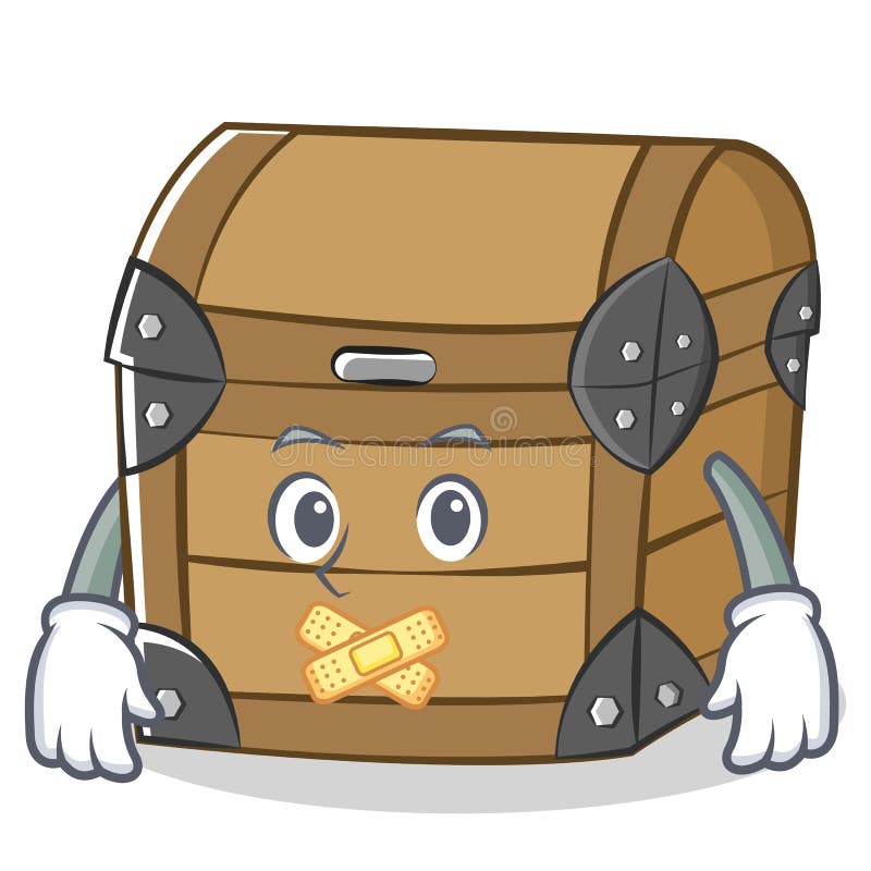 Silent Chest Character Cartoon Style Stock Vector - Illustration of ...
