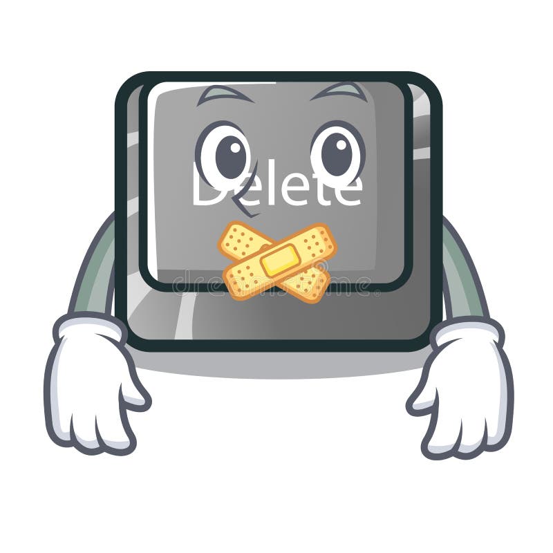 Silent Delete Button Toys in Shape Cartoon Stock Vector - Illustration ...