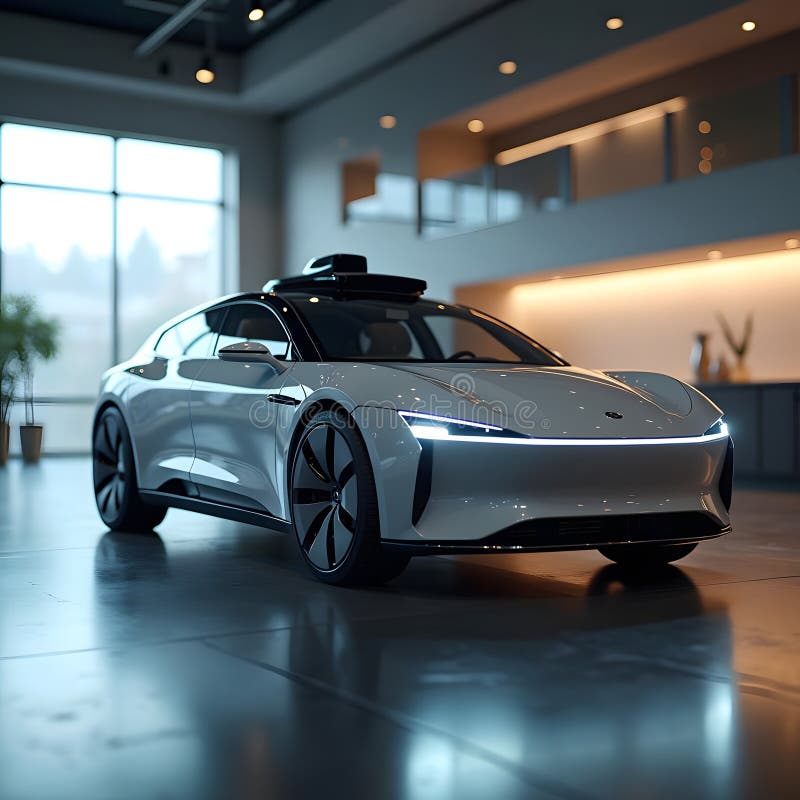 Silent Elegance a Vision of Tomorrow Stock Illustration - Illustration ...