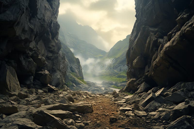 Silent Entry To the Celestial Valley Beyond Beautiful Nature Wonder ...