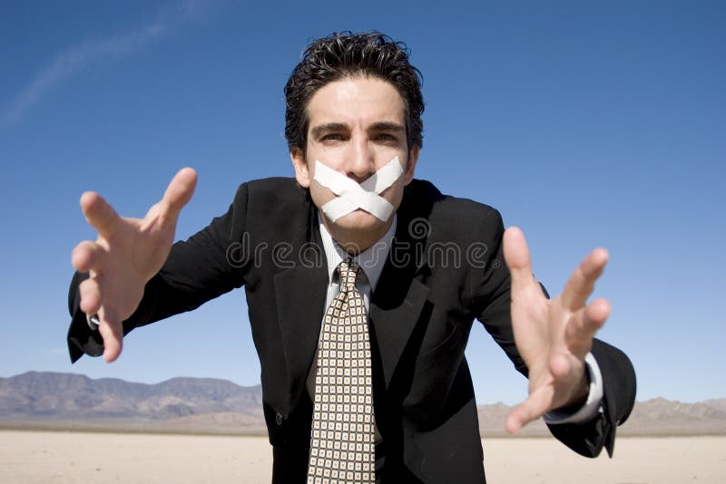 Silent man stock image. Image of important, career, manager - 3660637