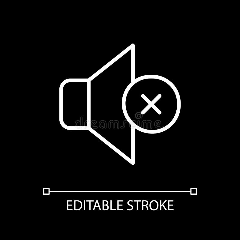 Silent Mode Setting RGB Color Icon Stock Vector - Illustration of ...