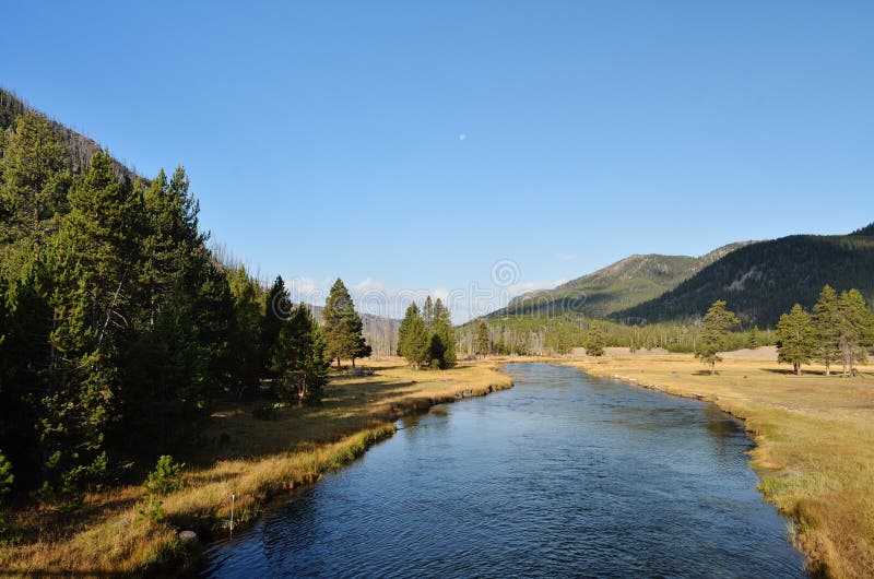 Silent River stock photo. Image of morning, quiet, blue - 28245896
