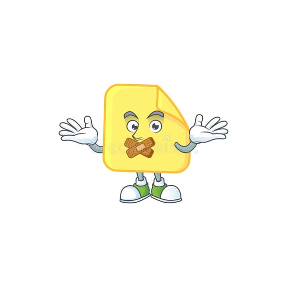 Silent Rounded Sticker Paper on White Background. Stock Vector ...