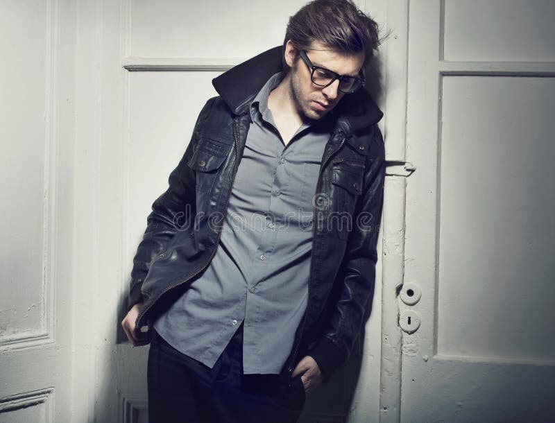 Silent Sad Man with Head Full of Thoughts Stock Photo - Image of body ...