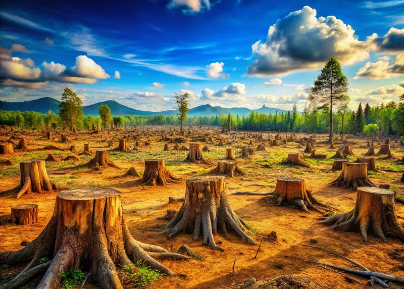The Silent Screams of the Forest a Powerful Image of Deforestations ...