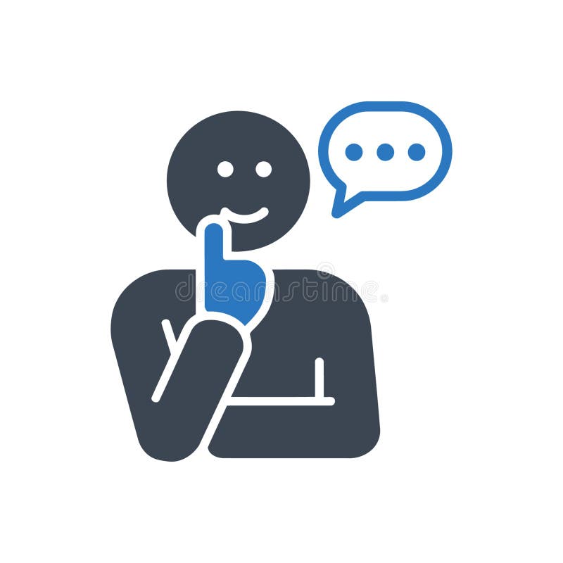Thoughts Icon Stock Illustrations – 10,351 Thoughts Icon Stock ...