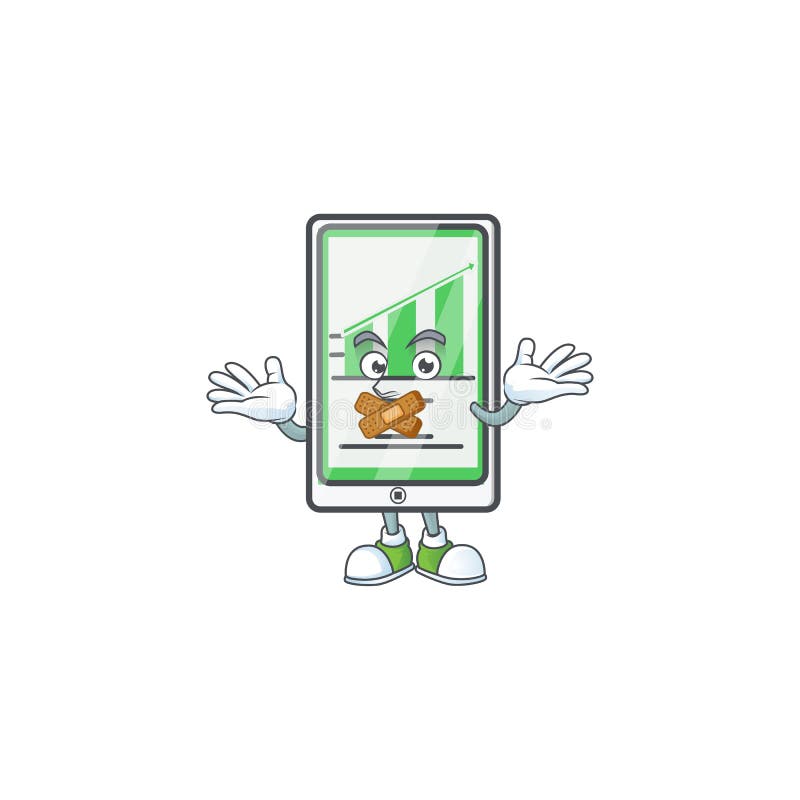 Silent Up Chart Vertical Tablet for Progress Stock Vector ...