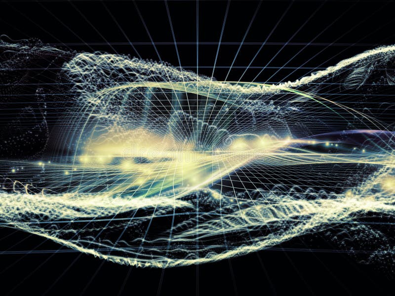 Silent Virtual World stock illustration. Illustration of flow - 142174440