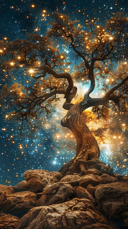 The Silent Wisdom of an Ancient Tree Stock Photo - Image of ancient ...