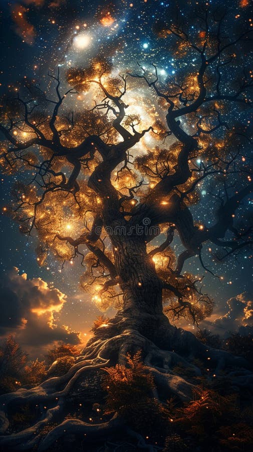 The Silent Wisdom of an Ancient Tree Stock Photo - Image of historic ...