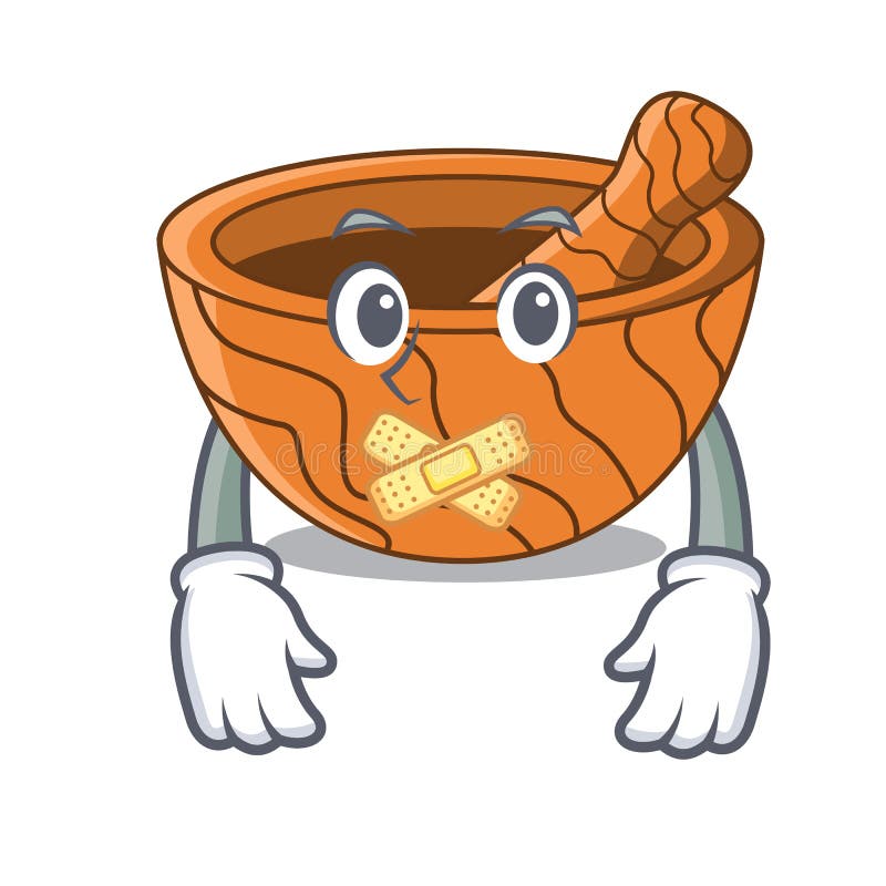 Silent Mortar Mascot Cartoon Style Stock Vector - Illustration of ...