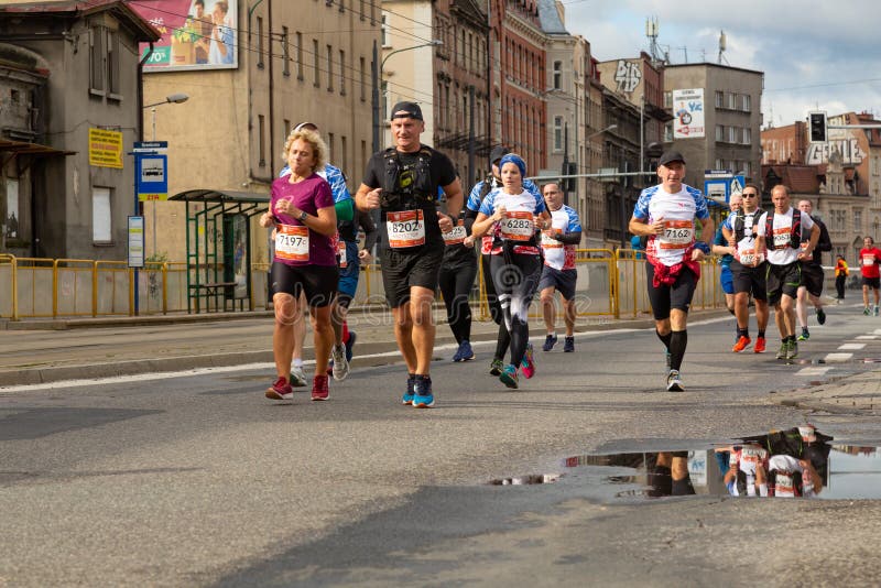 Silesia Marathon 2022, Katowice, Silesia, Poland. October 02, 2022 ...