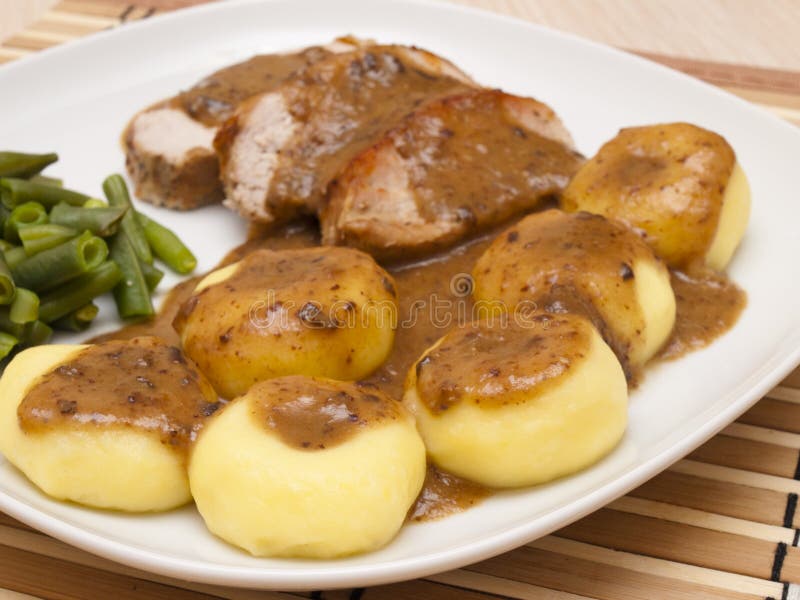 Silesian noodles stock image. Image of lunch, green, meal - 23655989