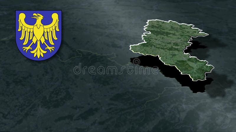 Silesian - Physical Map of the Globe Animation Map Stock Footage ...