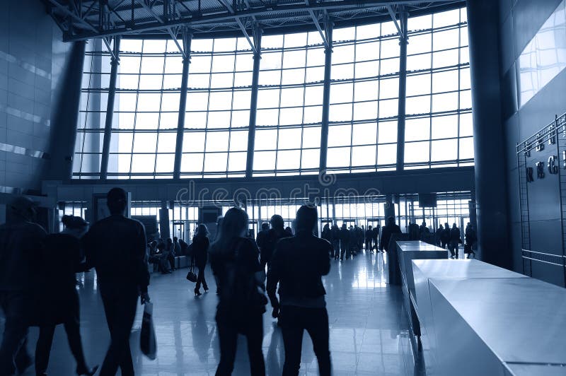 De Bewegende Mensen Silhouetteren Vector Vector Illustratie ...