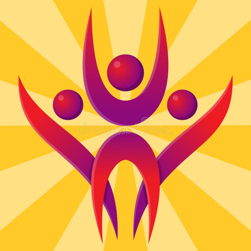 Silhouette Abstract People Performance Character Logo Human Figure Pose ...