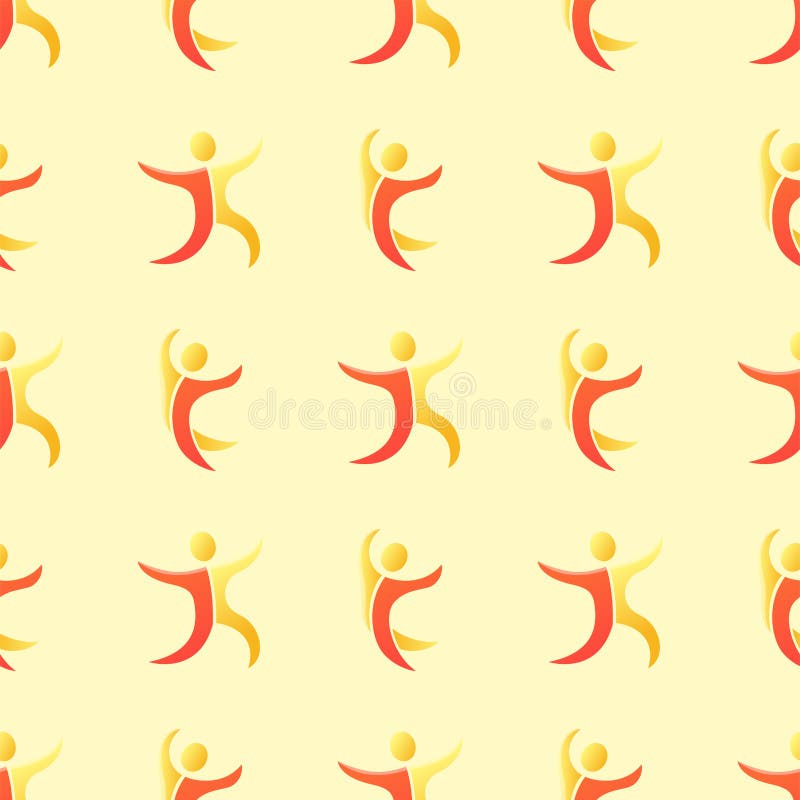 Silhouette Abstract People Performance Character Logo Human Figure Pose ...