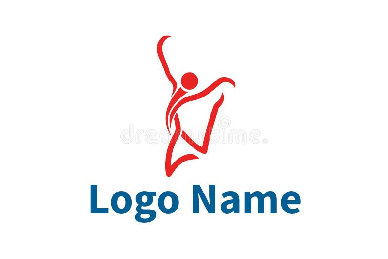 Dance logo stock vector. Illustration of brand, abstract - 168550453