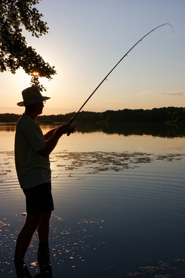 Angler stock photo. Image of angler, lake, vacation - 150724500