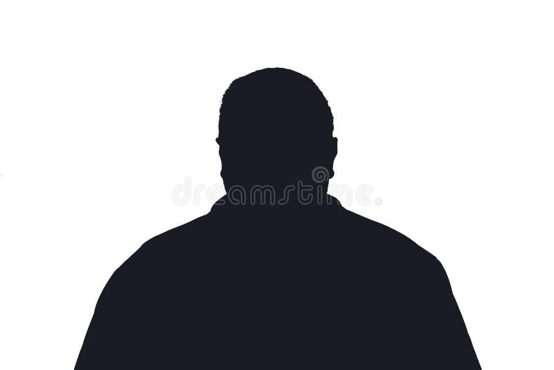 Silhouette of fat man stock vector. Illustration of posture - 7986055