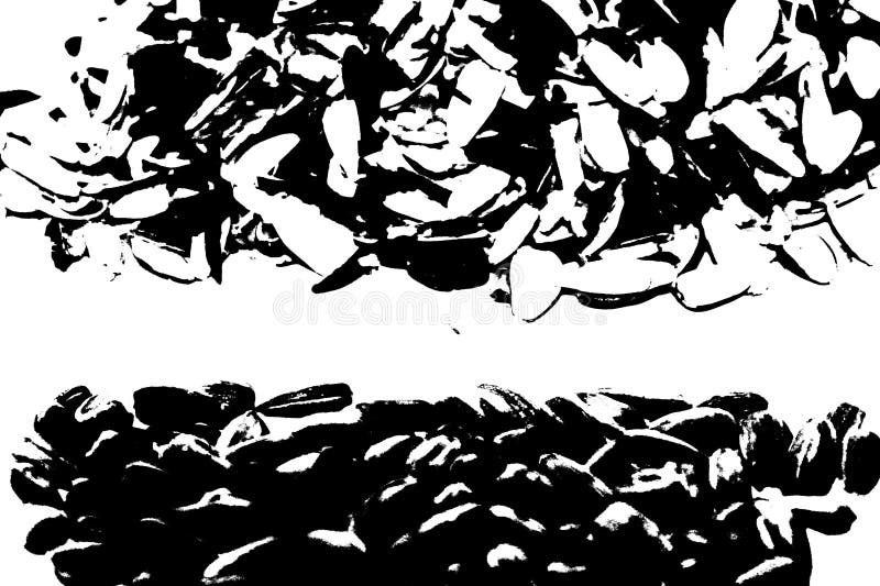 Silhouette of Arbitrary Elements Stock Image - Image of font, drawing ...