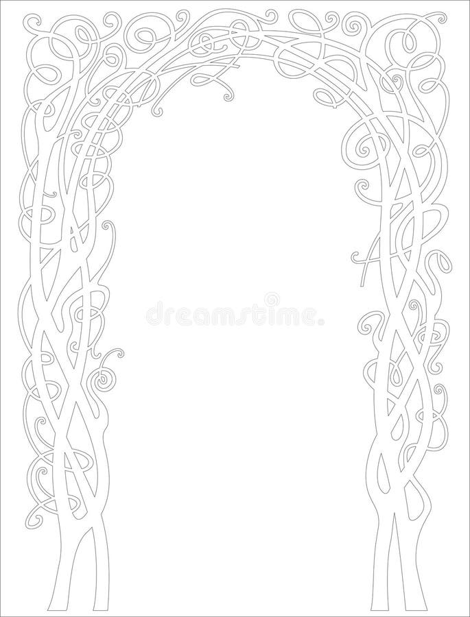 Tree Vine Arch Stock Illustrations – 383 Tree Vine Arch Stock ...