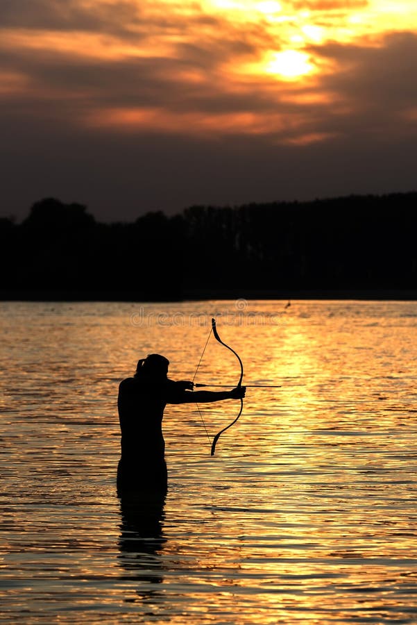 117 Bow Hunter Silhouette Stock Photos - Free & Royalty-Free Stock ...