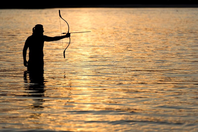 294 Archery Silhouette Stock Photos - Free & Royalty-Free Stock Photos ...