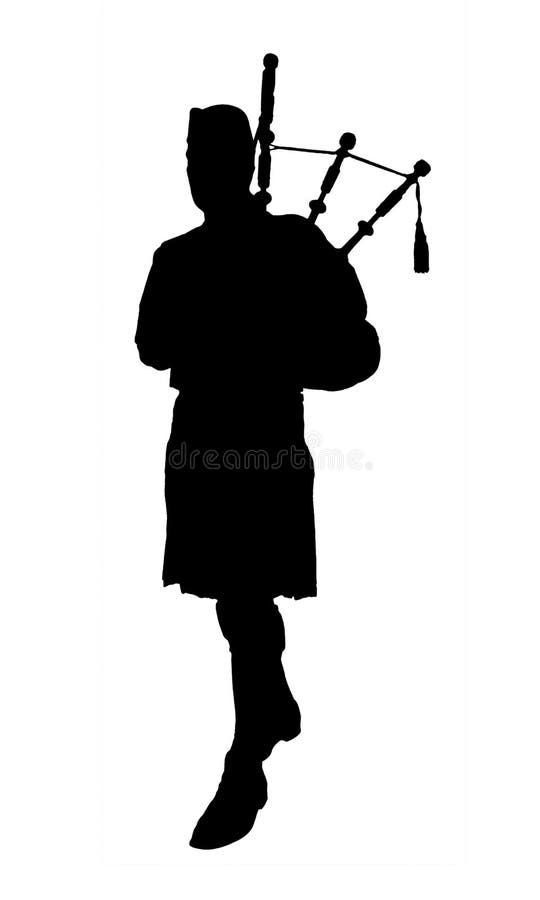 Scottish Piper stock vector. Illustration of scot, playing - 42342486