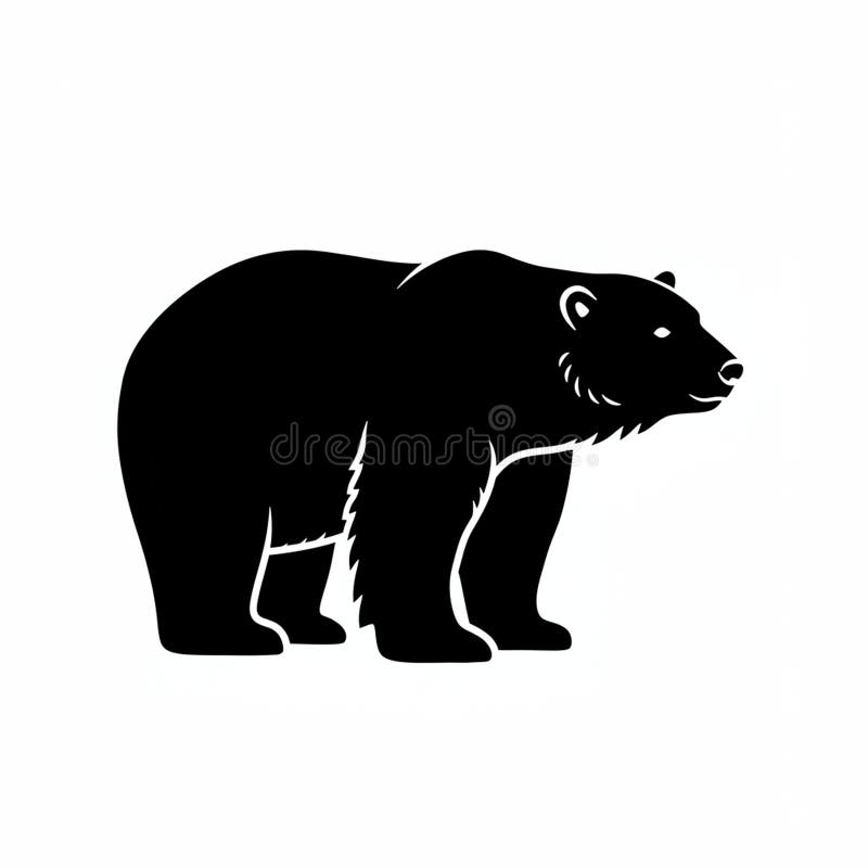 Outline White Bears Stock Illustrations – 1,099 Outline White Bears ...