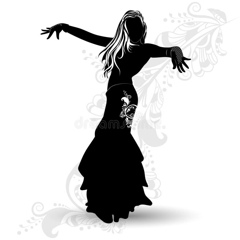 Belly dancer stock vector. Illustration of orient, bellydance - 2638492