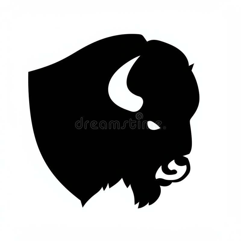 Bison Head Profile Stock Illustrations – 327 Bison Head Profile Stock ...