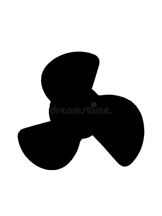 Boat Propeller Hand Drawn Outline Doodle Icon. Stock Vector ...