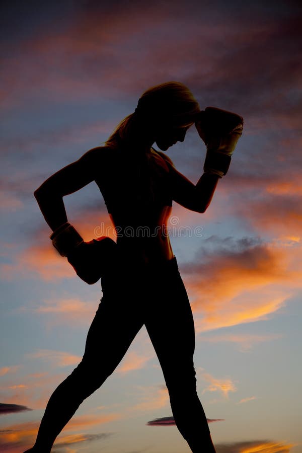 Female boxer side view stock photo. Image of beautiful - 12610668
