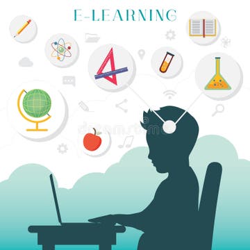 Silhouette Learning Stock Illustrations – 73,439 Silhouette Learning ...