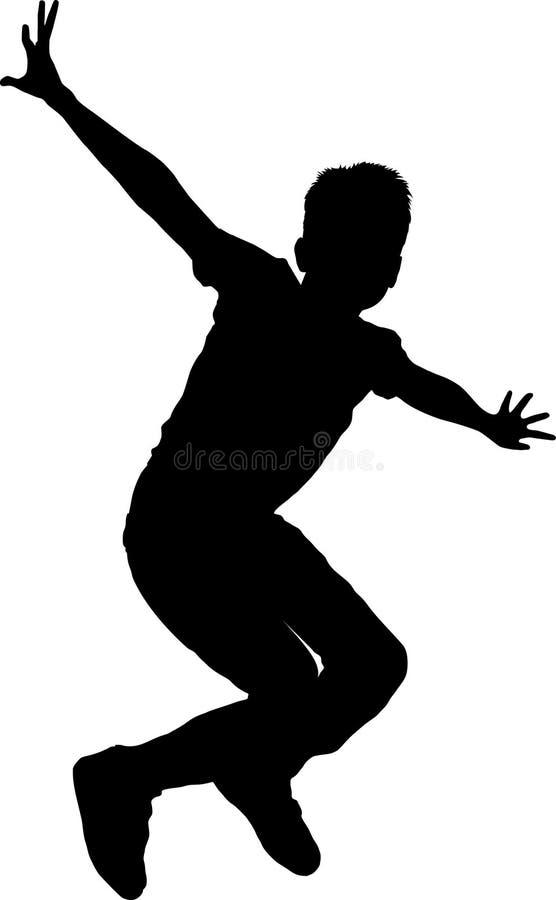 Jump Silhouette Stock Photos Silhouette Of Man Doing Kick Jump During