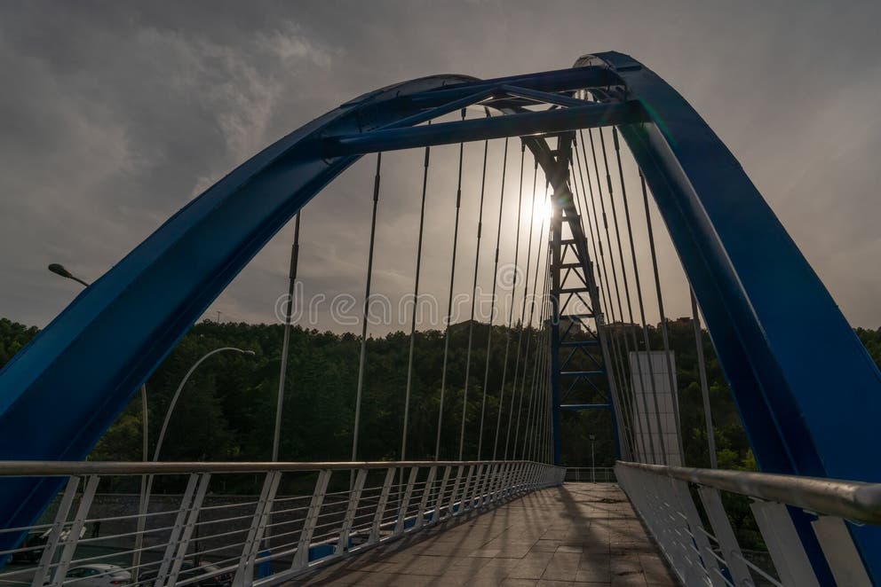Silhouette of Bridge at Sunset, Ankara, Turkey Stock Image - Image of ...