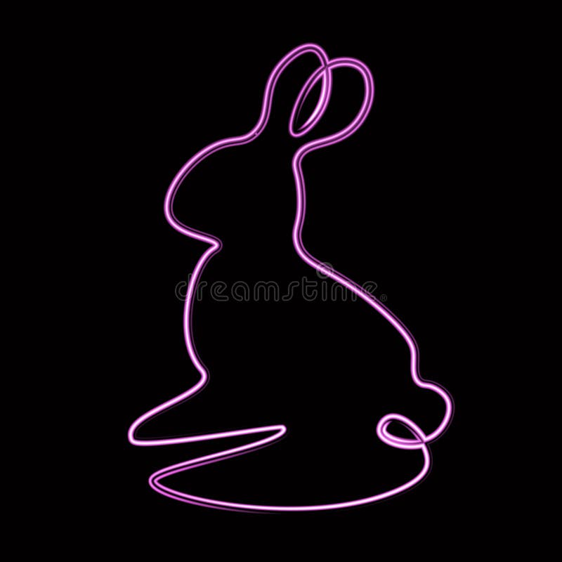 Neon Bunny Stock Illustrations – 735 Neon Bunny Stock Illustrations ...