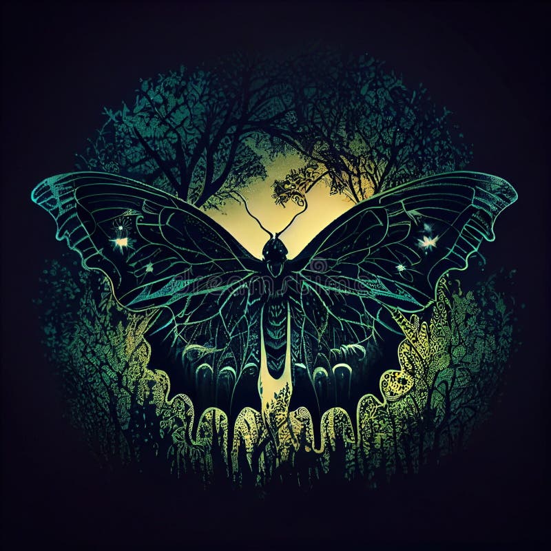 Spooky Butterfly Stock Illustrations – 584 Spooky Butterfly Stock ...